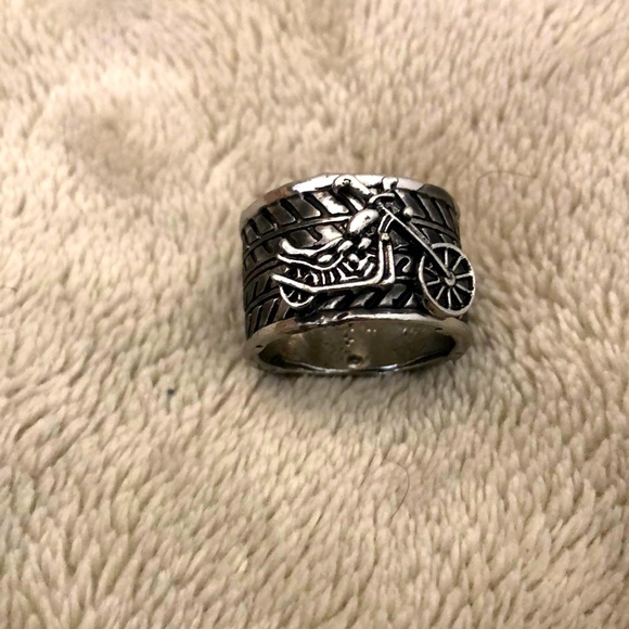 Accessories | Motorcycle Silver Mens Ring | Poshmark